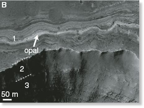 Opal hints at persistence of water on Mars — Science & Technology ...
