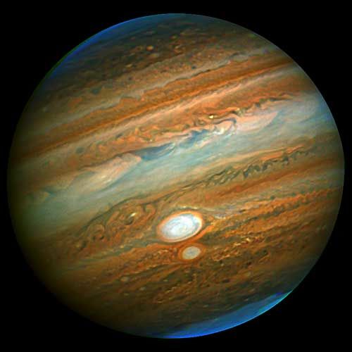 Jupiters Great Red Spot Shows True Colors In New Infrared Image