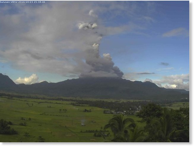 Mount Bulusan spews ash column 2.5 kilometers high in Bicol ...