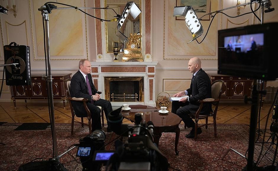 Vladimir Putin interview with Mir broadcasting company — Puppet Masters ...