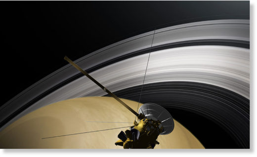 Giant Hurricane On Saturn Cassini Spacecraft Brings 1st Images Back