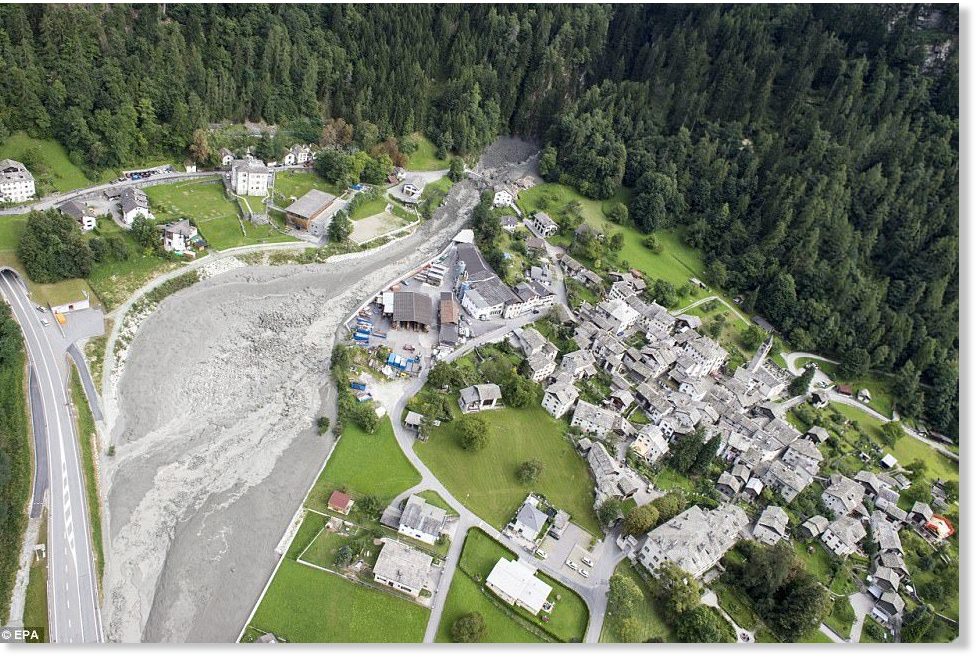Eight Hikers Missing After Enormous Landslide Tumbles Down A Swiss