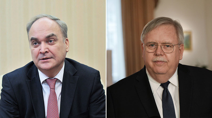 Getting acquainted: Russia's new ambassador to US meets counterpart in ...