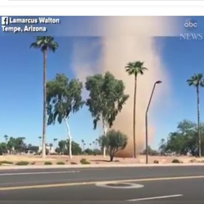 Large dust devil captured in Tempe, Arizona — Earth Changes — Sott.net