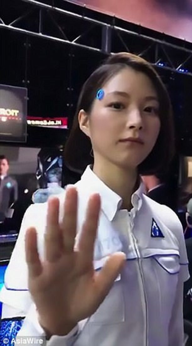 'Life-like android' at a Tokyo gaming conference stuns social media ... 'Life-like android' at a Tokyo gaming conference stuns social media ...