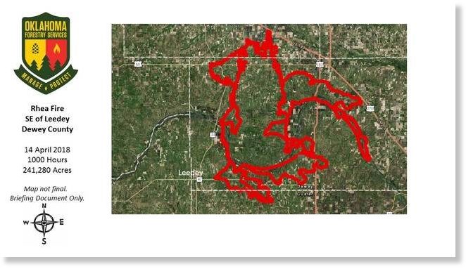 Wildfires in northwest Oklahoma have killed one, burned more than ...