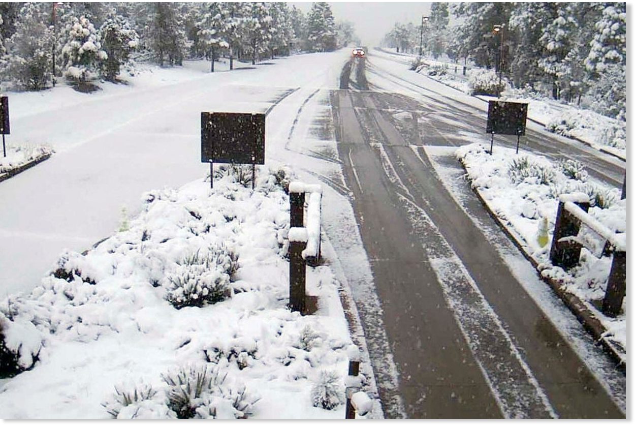 Up to 6 inches of spring snow falls in parts of Arizona — Earth Changes ...