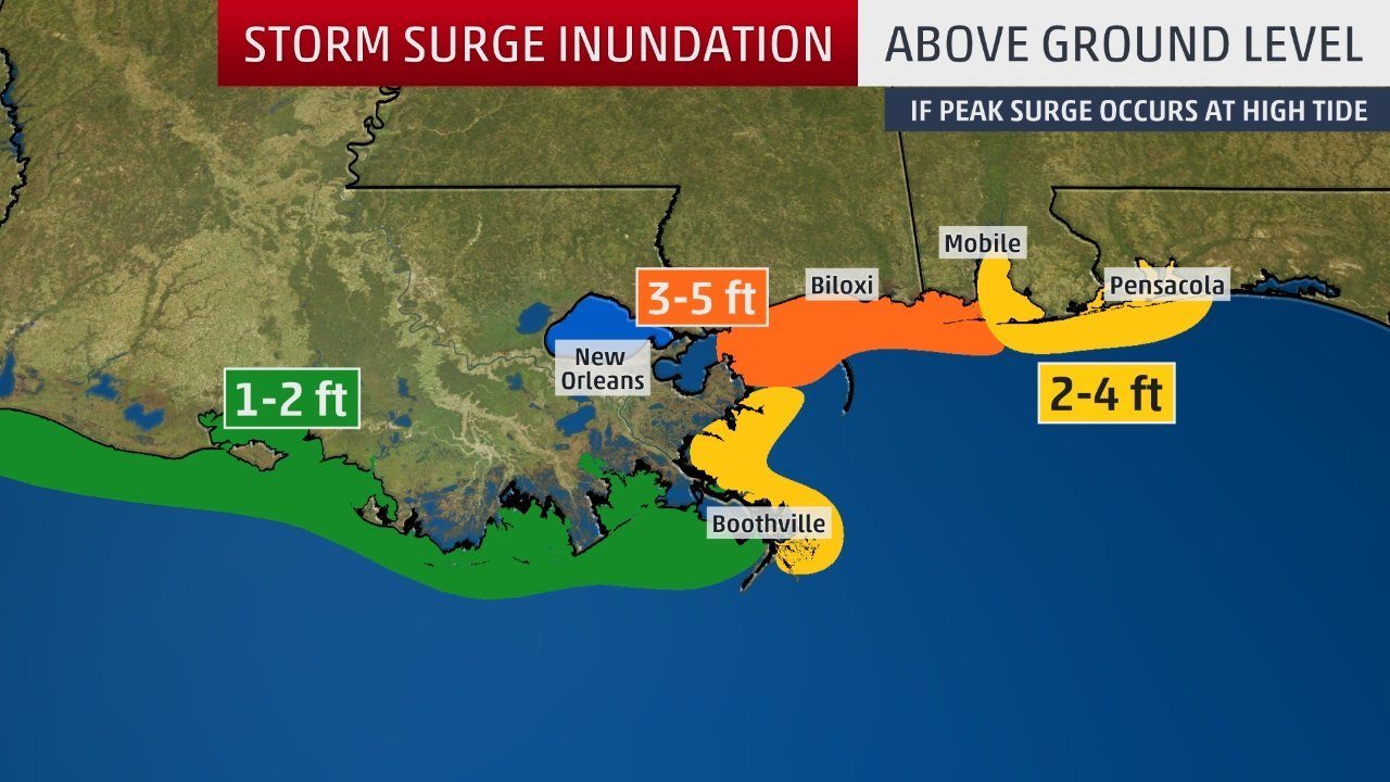 Tropical storm Gordon approaching north Gulf Coast, expected to make ...