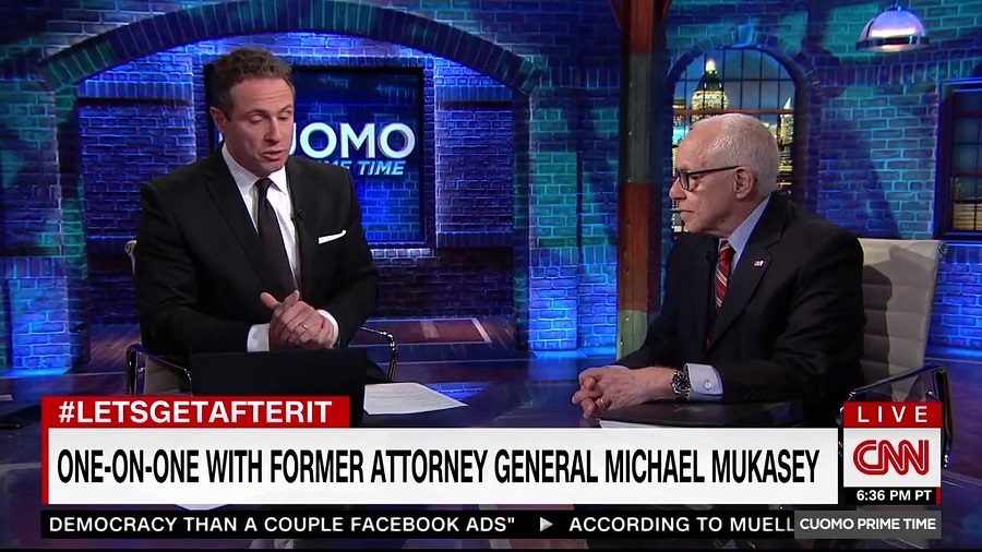 Former AG Michael Mukasey slams CNN: 'You're misleading a lot of people ...