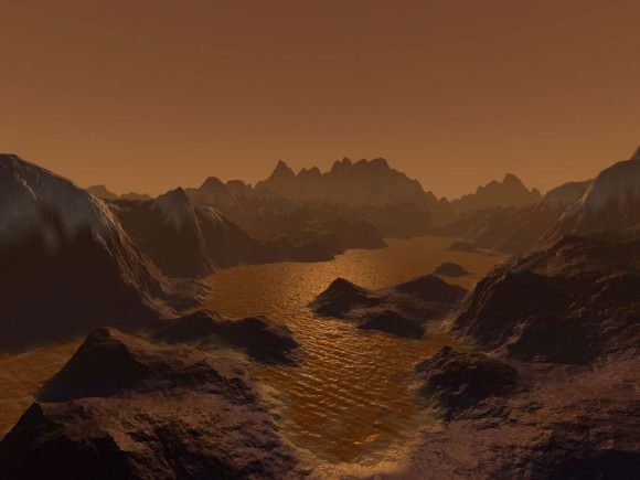 Ring-like formations discovered around lakes on Titan — Science ...
