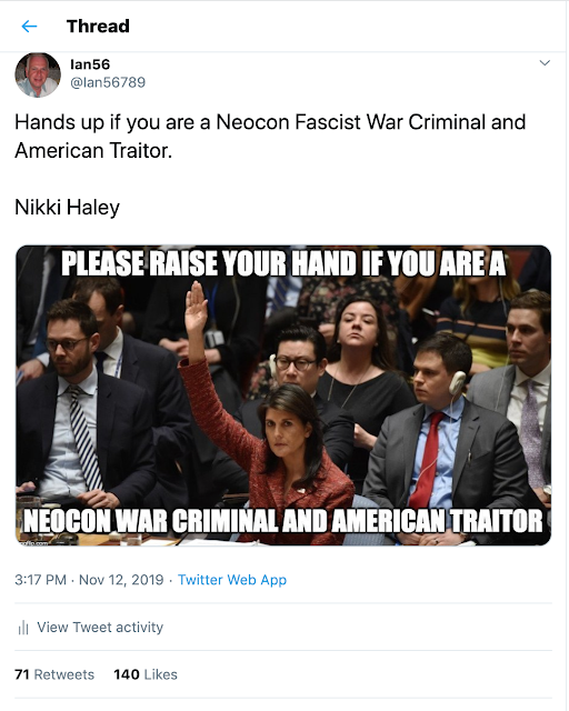 Ian56: Twitter has suspended me for telling the truth about Nikki Haley ...