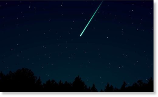 Meteor fireball lit up the night skies over several US states -- Fire ...