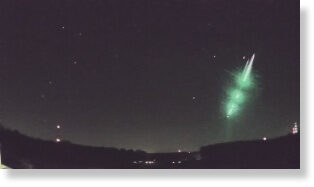 Meteor fireball over North Carolina and other states on December 3 ...
