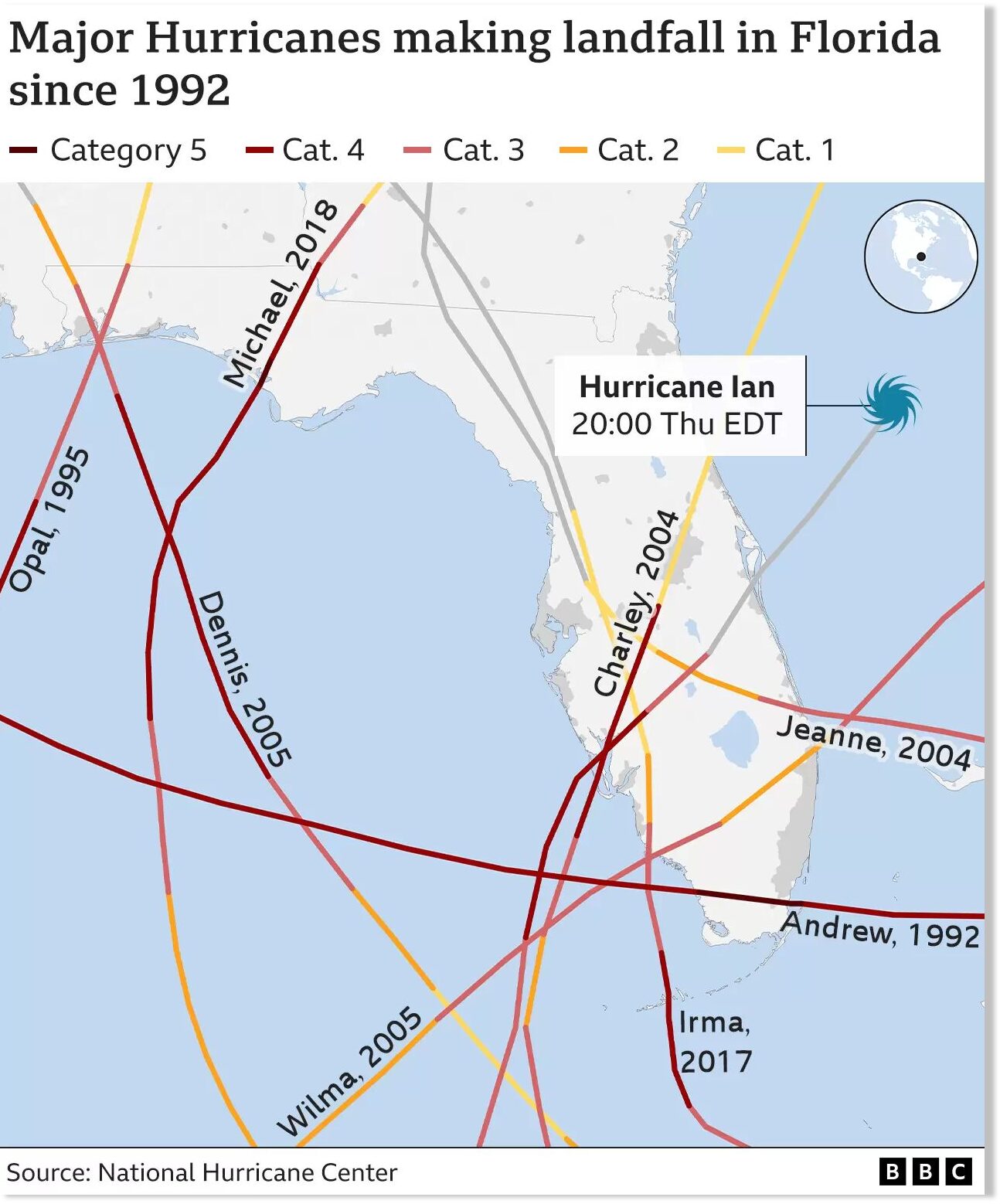 Hurricane Ian - Maps and images showing destruction — Earth Changes ...