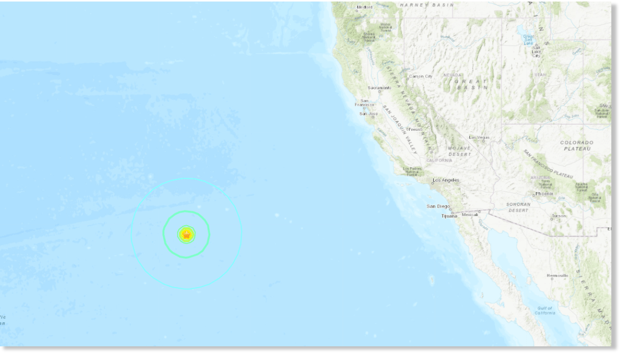 No tsunami warning after shallow magnitude 6 earthquake strikes west of ...