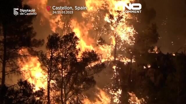 First major wildfire of year in Spain burns through 4,000 hectares ...