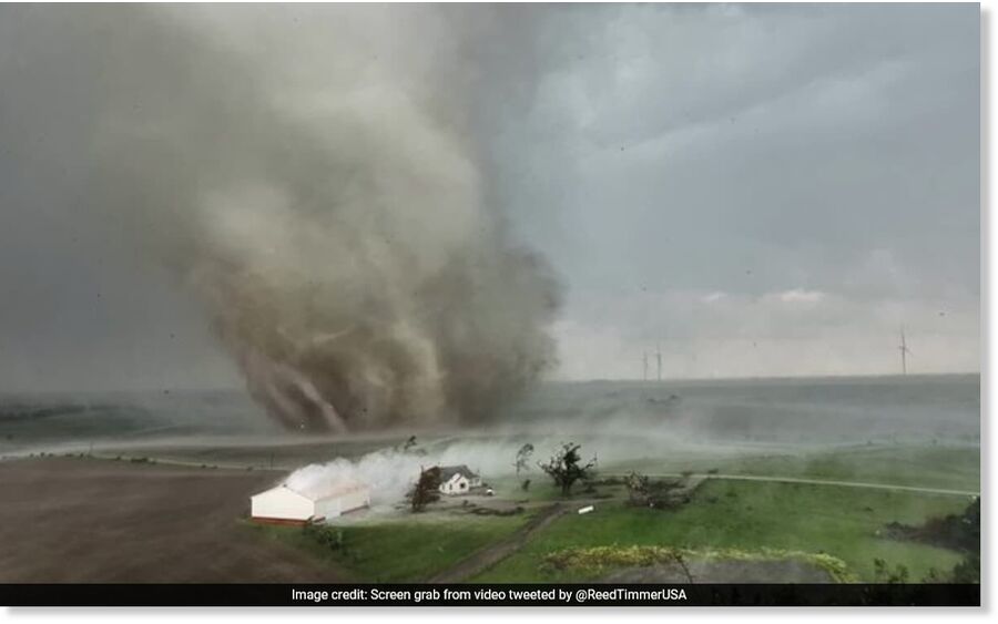 Tornado Devastates Iowa Town Killing Multiple People As Powerful
