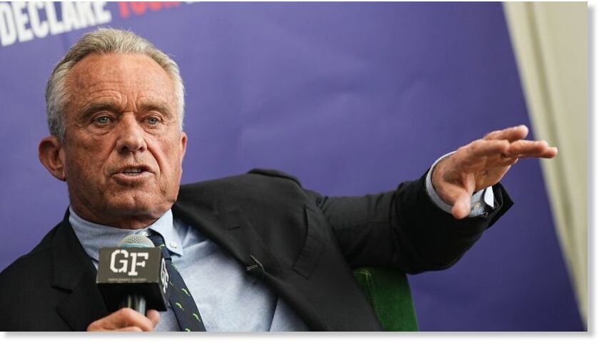 RFK Jr. becomes America's first major political voice to condemn Biden ...