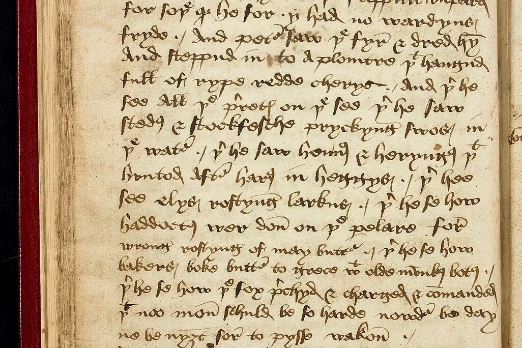 Medieval manuscript found to record 15th-century comedy routine ...