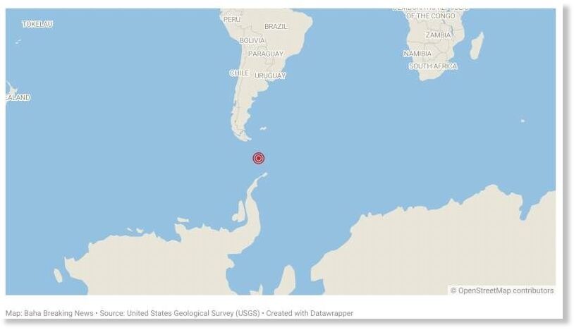 Shallow 6.3-magnitude earthquake strikes Drake Passage — Earth Changes ...