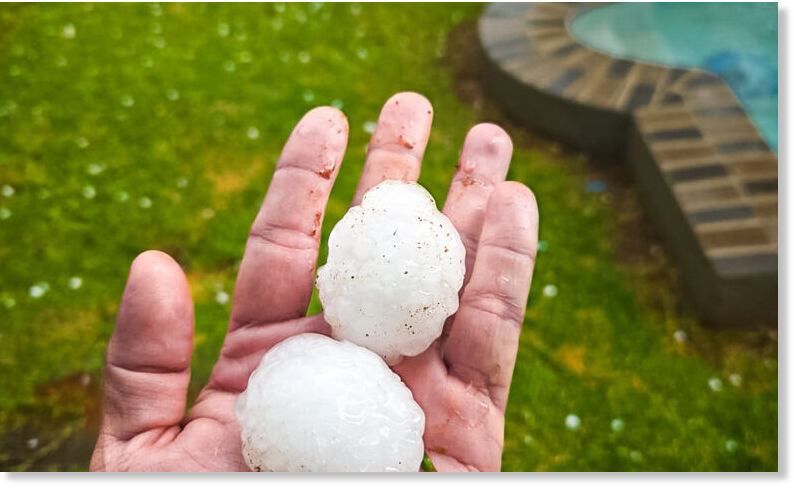 Large hailstones batter Middelburg, South Africa — Earth Changes — Sott.net