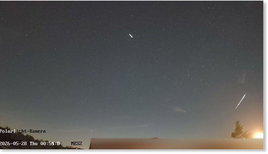 Meteor fireball over Germany and the Netherlands on May 27 — Fire in ...