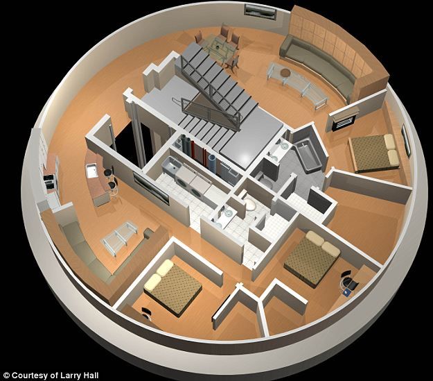 Doomsday shelter being built below Kansas prairie where millionaires ...