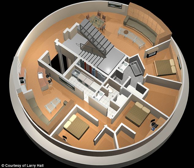 Doomsday shelter being built below Kansas prairie where millionaires ...